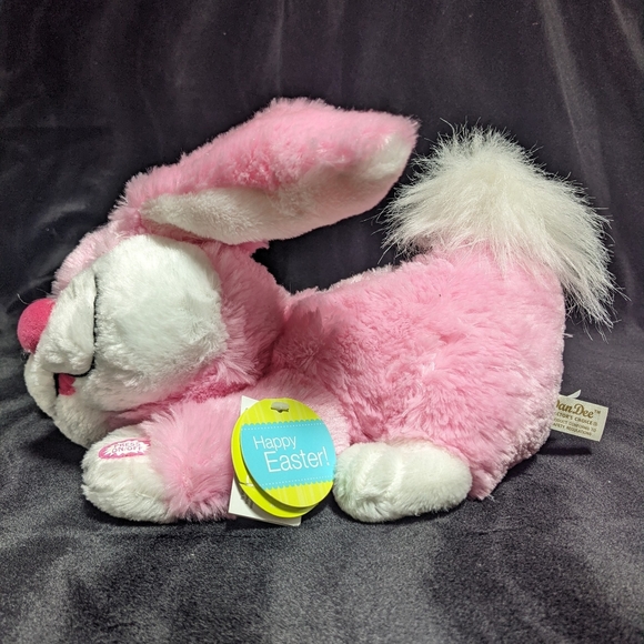 Dan Dee | Toys | Rare Dan Dee Animated Pink Easter Bunny Rabbit ...